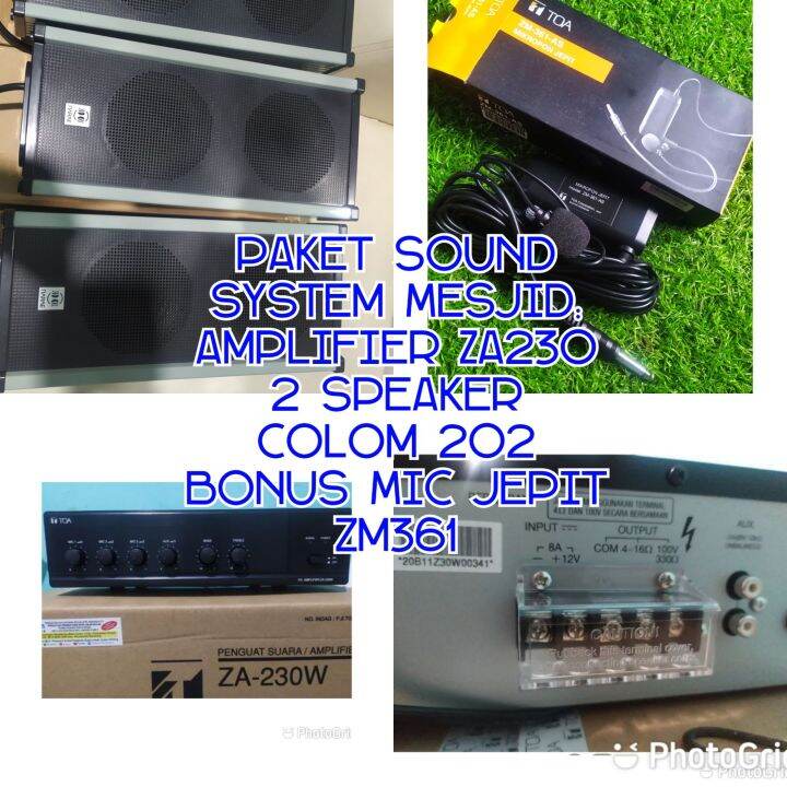 paket sound system untuk Mesjid ruang pertemuan gedung serbaguna area ...