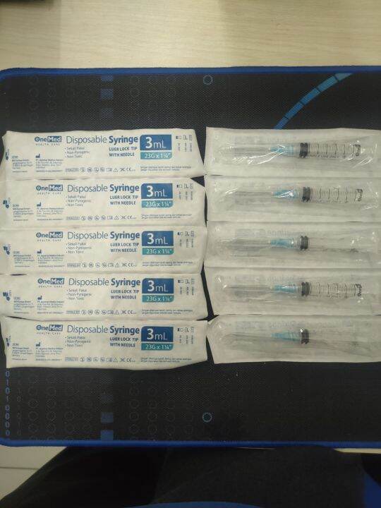 spuit 3 cc onemed disposable syringe suntikan medis | Lazada Indonesia