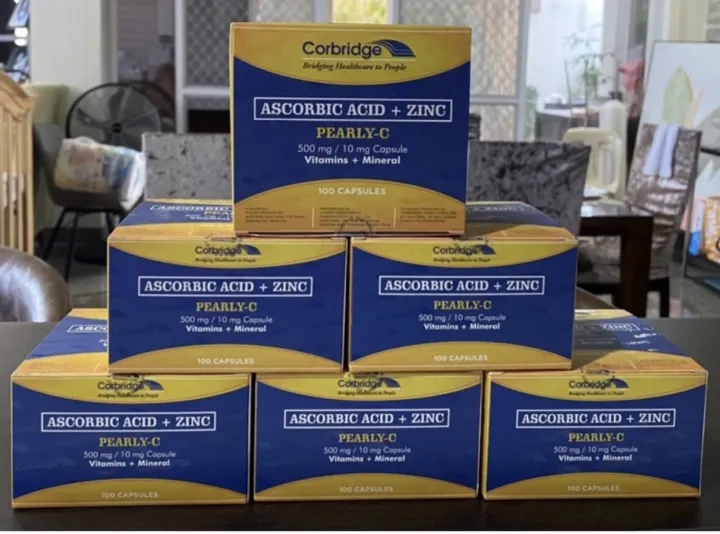 Pearly C Ascorbic Acid + Zinc | Lazada PH