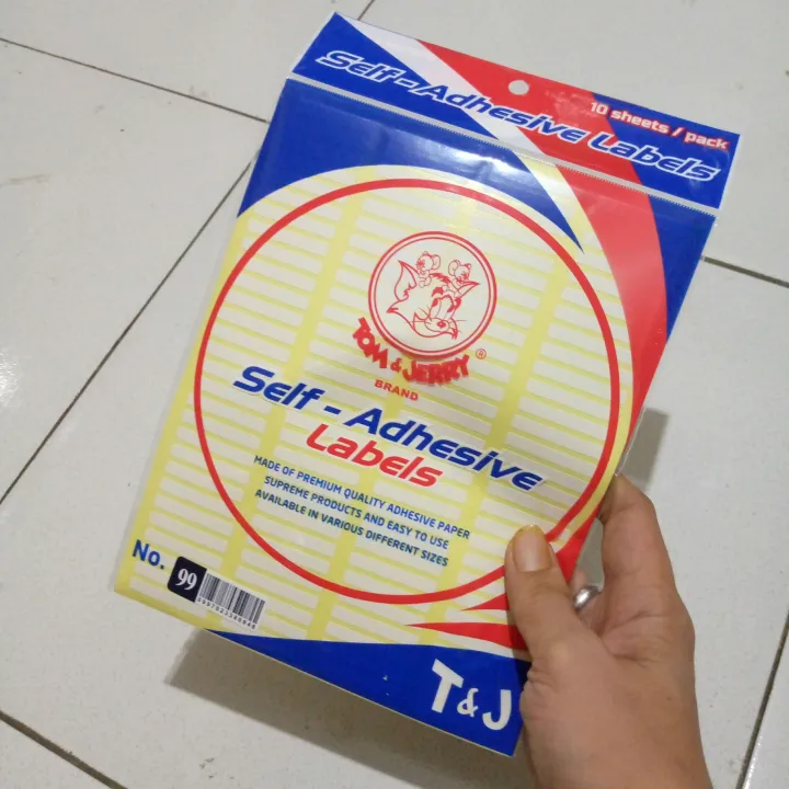 1 Pak Label Tom & Jerry 99 ( Label Nama ) | Lazada Indonesia