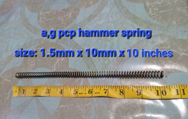 a.g pcp hammer spring size: 1.5mm x 10mm x 10 inches. | Lazada PH