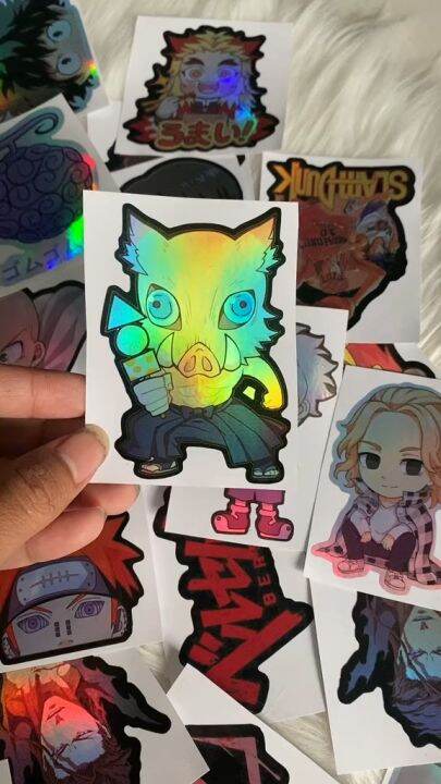 Stiker Hologram Inosuke chibi ukuran 8 cm | Lazada Indonesia