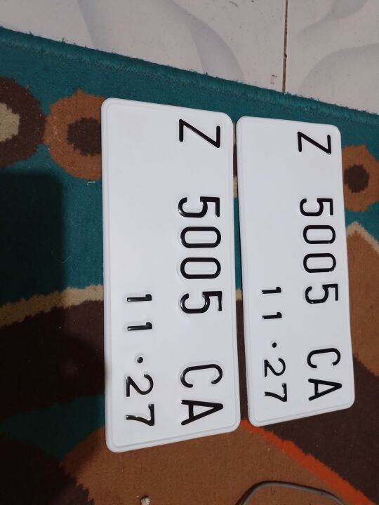 Sticker angka Plat nomor motor | Lazada Indonesia
