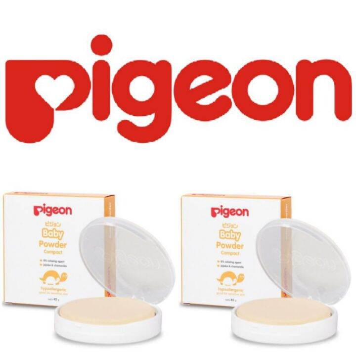 PIGEON Baby Compact Powder Chamomile Bedak Padat Bayi 45 Gr | Lazada ...