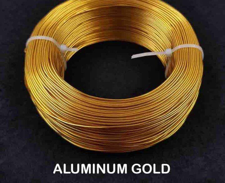Aluminum Wire Gold (250grams) Malambot na wire. | Lazada PH