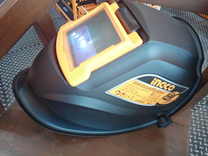 INGCO Auto Darkening Welding Helmet/Viewing Area :90x35mm (Model ...