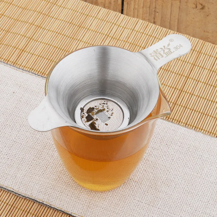 Food Grade 304 Stainless Steel Tea Strainer Tea Filter Laser Punching ...