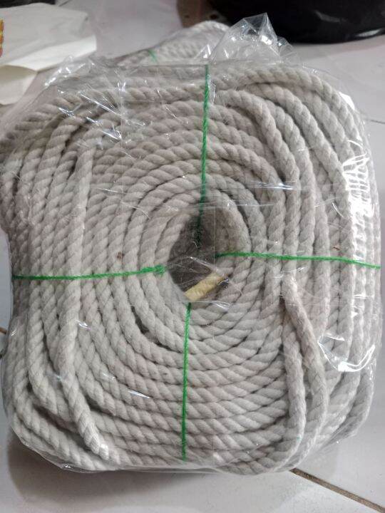 tali bahan benang kuralon 6 mili putih panjang 50 meter | Lazada Indonesia