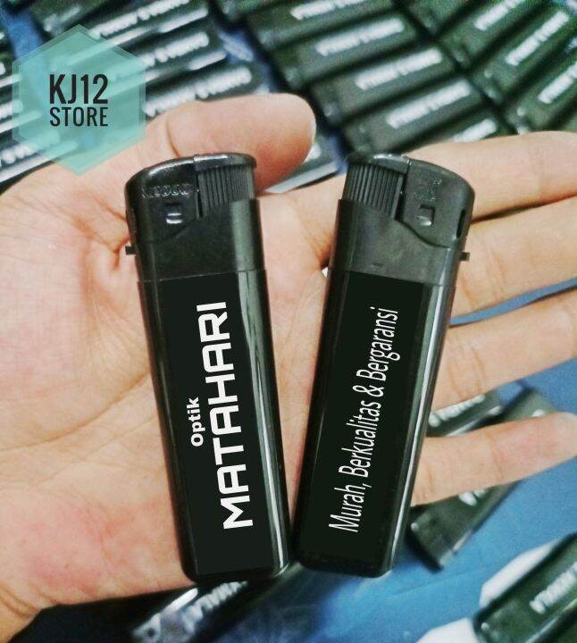 SOUVENIR- Korek M2000 Magnet / Cetak Nama / Souvenir / Promosi - Hitam ...