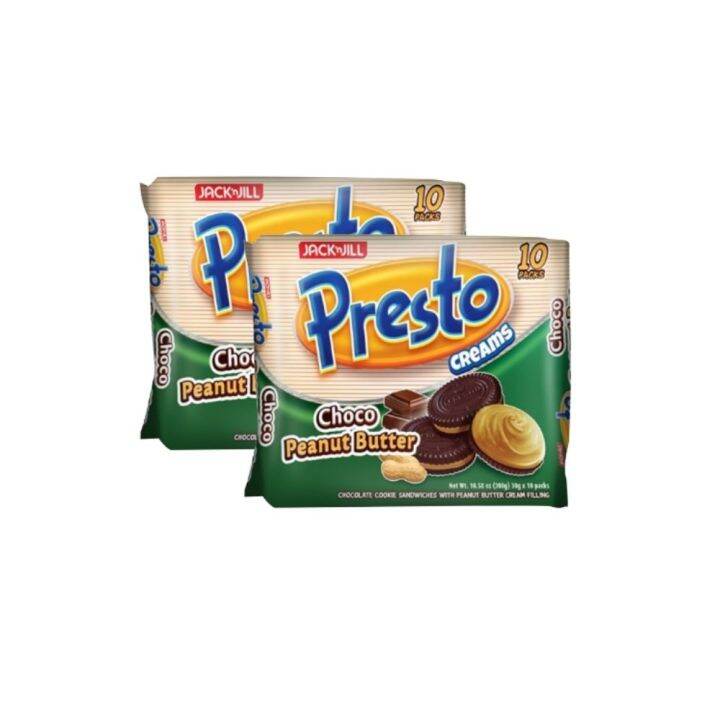 Presto Creams Choco Peanut Butter 30g x 10 - Pack of 2 | Lazada PH