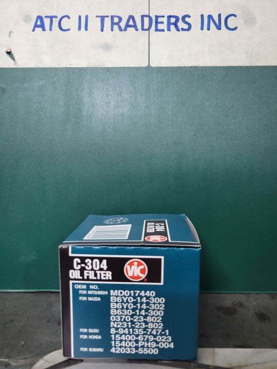 Vic Oil Filter C-304 (hyundai accent, elentra, tucson,kia rio,getz ...