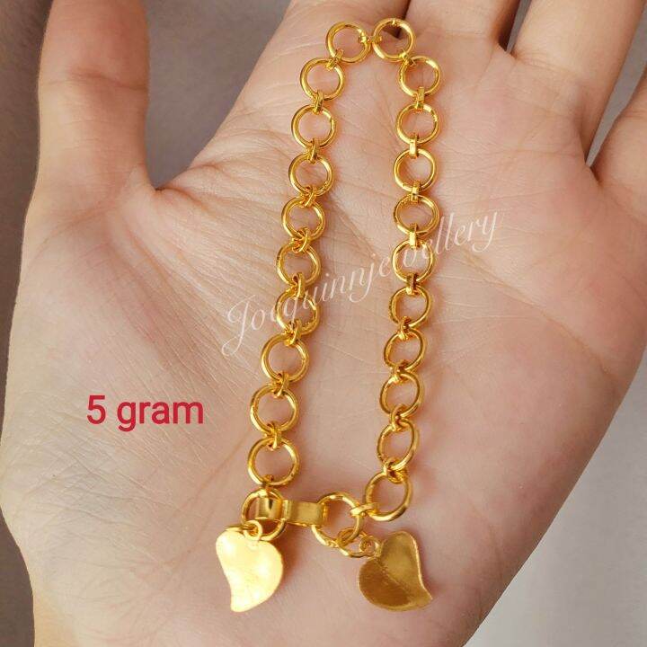 gelang emas muda 5 gram model Rante bulet | Lazada Indonesia