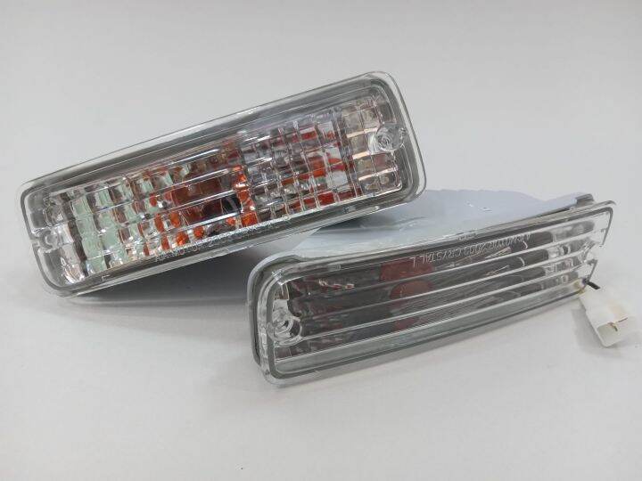 1 คู่ ไฟกันชนเพรชด้านหน้า TOYOTA mighty-x (3สาย) สำหรับ TOYOTA mighty-x ...