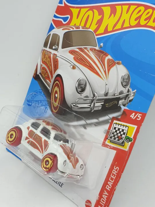 Volkswagen Beetle HOTWHEELS Holiday Racers white color Toy Car | Lazada PH