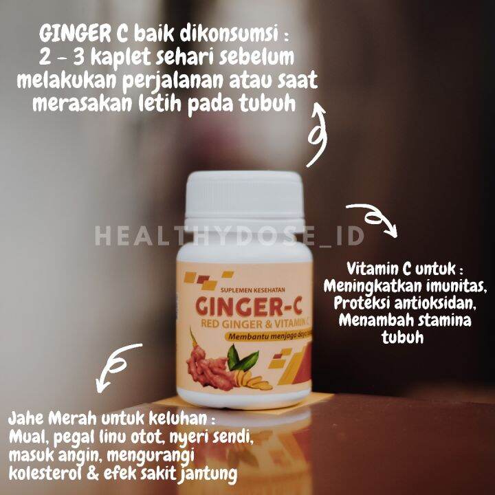 VITAMIN C & EKSTRAK JAHE MERAH / GINGER C | Lazada Indonesia