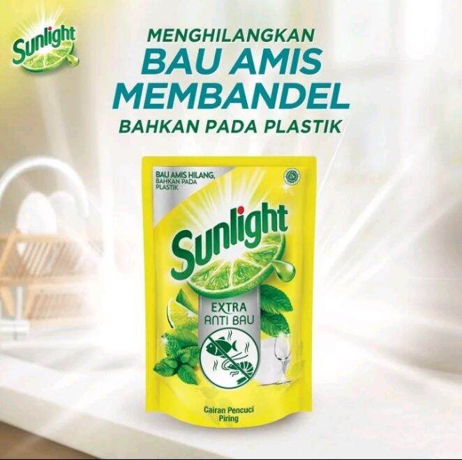 Sunlight Sabun Cuci Piring 650ml Extra Anti Bau | Lazada Indonesia