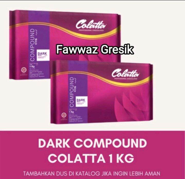 Dark Compound Colatta 1Kg / Collata Dark Chocolate / Coklat Colata 1 kg ...