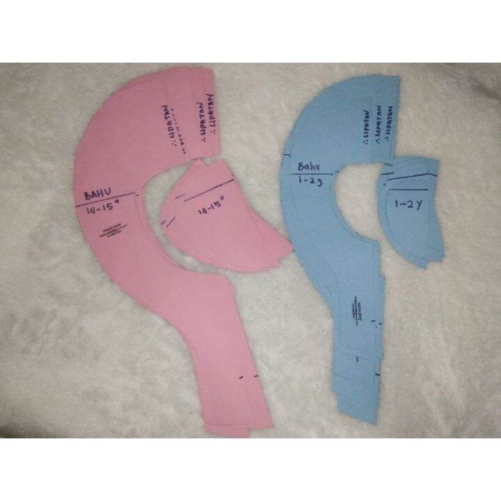 Pola Lapik Leher Dan Lubang Leher Baju Kurung dan Baju Melayu Kanak ...