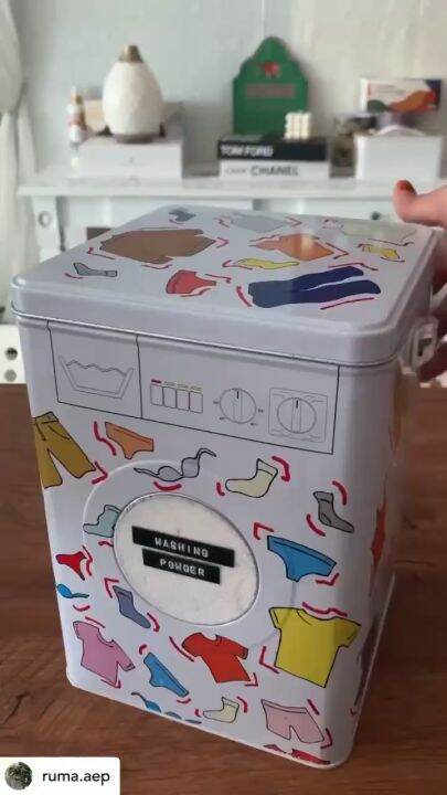 Laundry Detergent Storage Anti-rust Washing Powder Tank Detergent ...