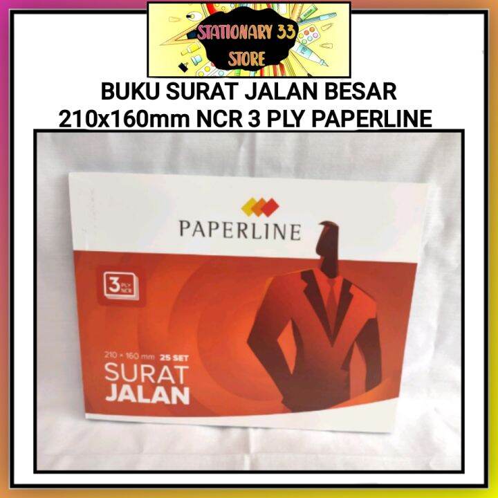 Buku Surat Jalan Paperline Besar NCR 3 Ply / Surat Jalan 3 Rangkap Per ... Buku Surat Jalan Paperline Besar NCR 3 Ply / Surat Jalan 3 Rangkap Per ...