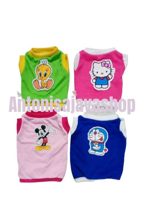Baju Kucing Motif Kartun SABLON dtf | Lazada Indonesia