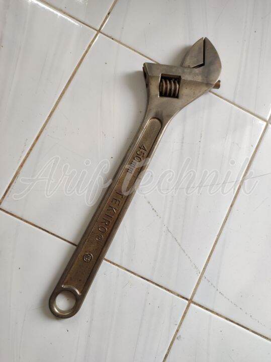 Kunci inggris 18" TEKIRO / Adjustable wrench 450mm / 18 inch TEKIRO ...