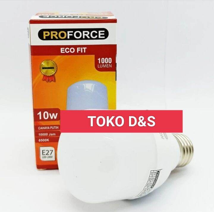 Lampu LED Capsul 10 Wat PROFORCE ECO Fitt 10 Wat CDL Bohlam SNI ...