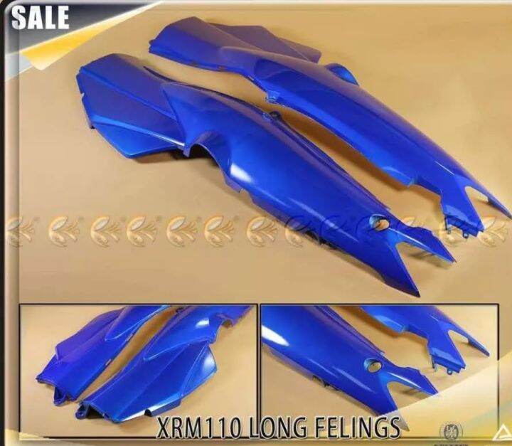 Honda Xrm motorcycle side cover fairings pairs Blue | Lazada PH