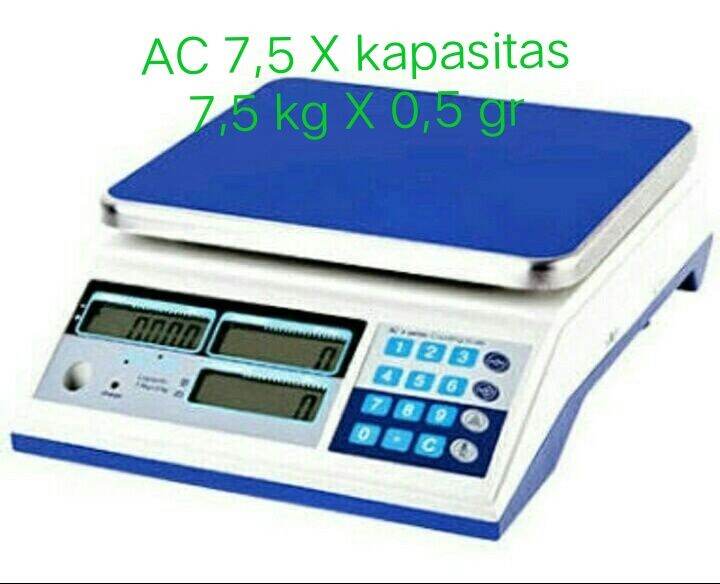 TIMBANGAN COUNTING DIGITAL 7.5 KG ACIS / AC 7.5X, TIMBANGAN HITUNG ...