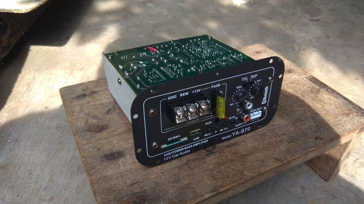 Ampli mobil 12 volt lengkap USB MP3 radio dan bluetooth | Lazada Indonesia