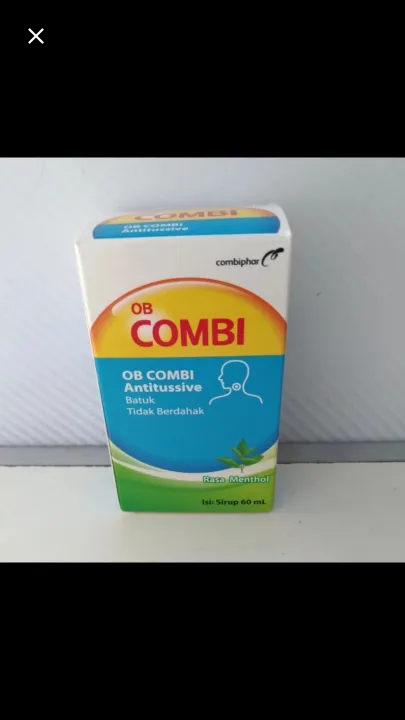OBH COMBI ANTITUSSIVE Batuk tidak berdahak rasa mentol mint sirup 60ml ...