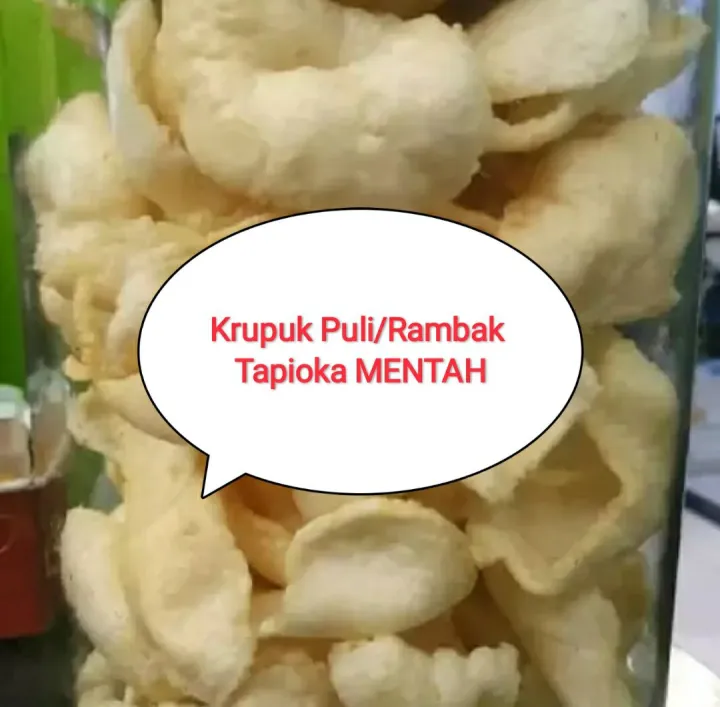 krupuk puli khas madura 500 gram/krupuk oleh-oleh madura/krupuk enak ...