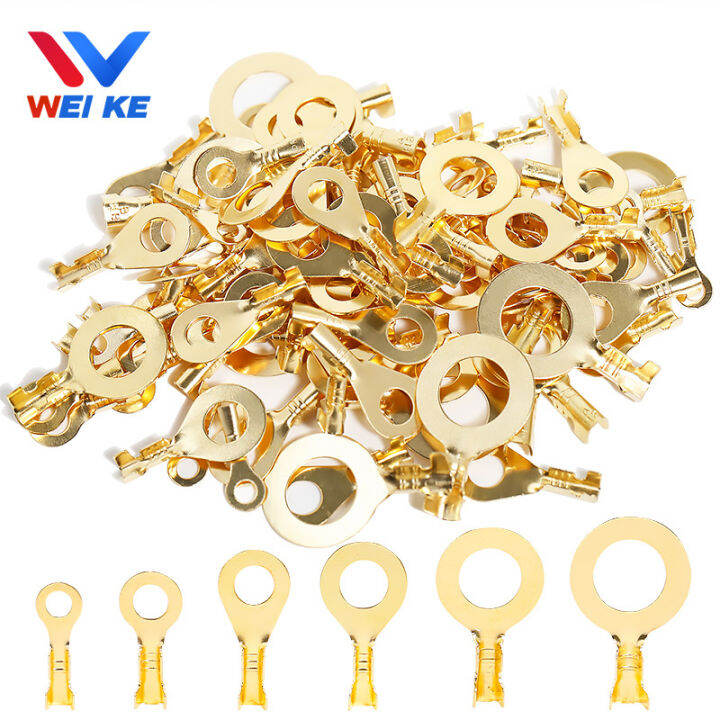 150/540PCS Electrical Wire Ring Cable Lugs Terminals Crimp Connector M3 ...