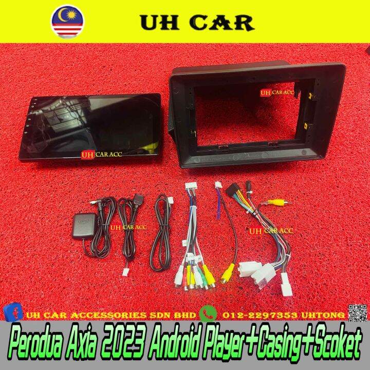 Perodua Axia 2023 Android Player With Casing Socket Full Set | Lazada