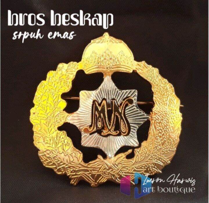 Bros beskap sepuh emas Silih Asih logo Mangkunegaran solo aksesoris ...