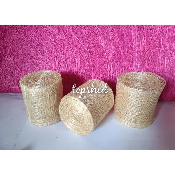 Sinamay Ribbon, 3inches Sinamay ribbon 10 yards, abaca ribbon | Lazada PH