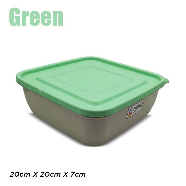 Square Refrigerator Tupperware Kitchen Container Plasticware Food ...