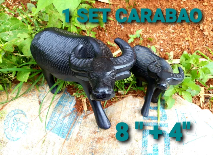 WOODEN CARABAO, 2 PCS/1SET,DECORATION/DISPLAY | Lazada PH