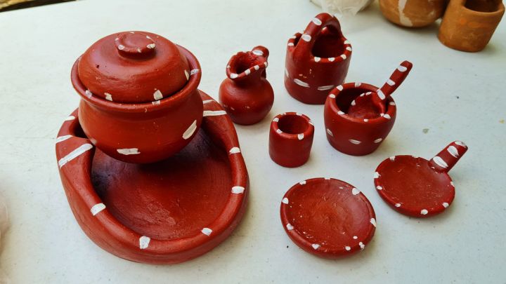 Mini Palayok LARUAN Lutuan Set / Clay pot play set | Lazada PH