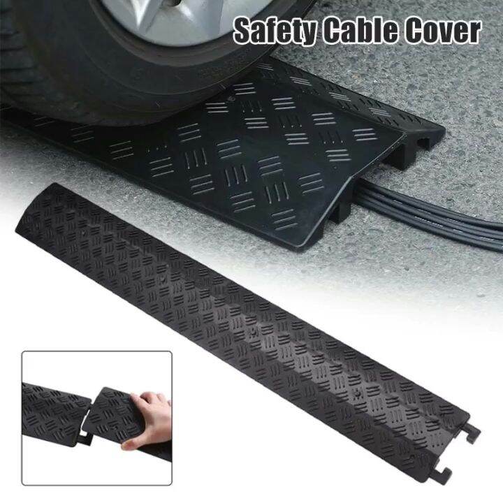 【Local shipment】PVC Cable Ramp Wire Floor Cord Surface Cover Heavy Duty ...