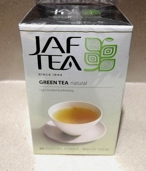 JAF TEA Green Tea Natural 20 tea bags | Lazada PH