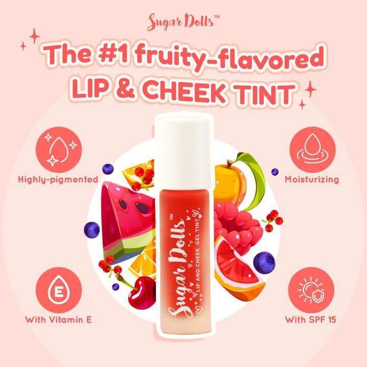Sugardoll Lip and Cheek Gel Tint with QR Code for Legitimacy | Lazada PH