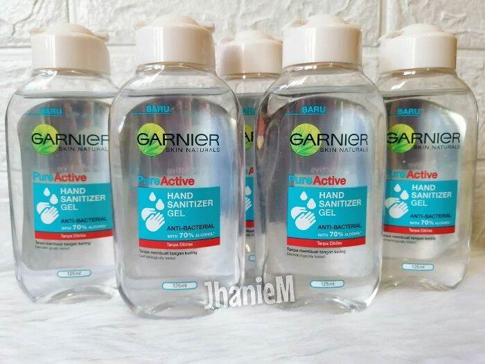 GARNIER Pure Active Hand Sanitizer Gel with 70% Alcohol Anti bacterial 125ml | Lazada PH