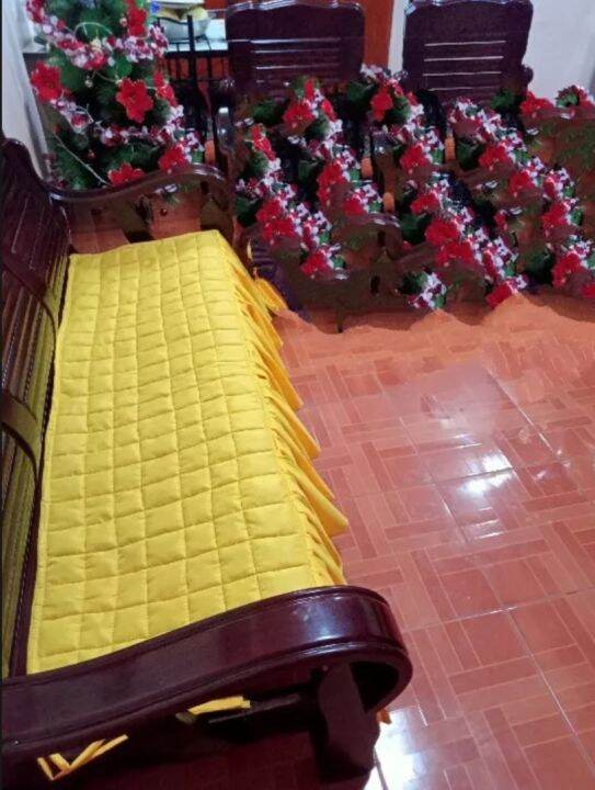 Single sofa cover w/lace (20x60) | Lazada PH