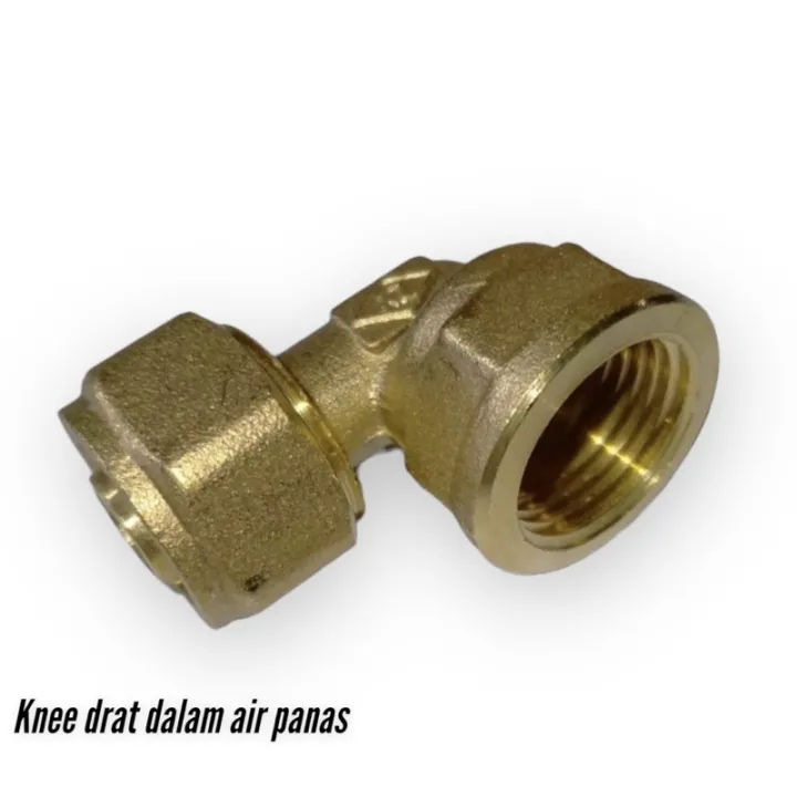 Knee kuningan drat dalam air panas - sambungan knee drat dalam air panas | Lazada Indonesia