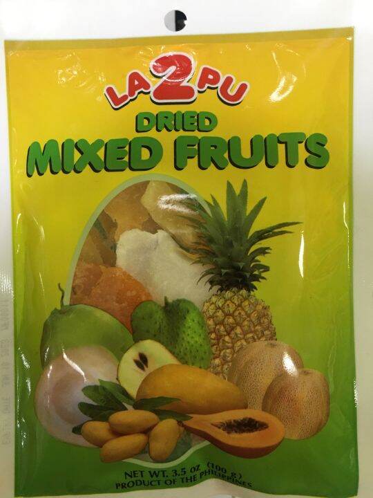 Lapu2 cebu pasalubong dried mixed fruits 100g | Lazada PH
