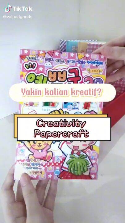 Buku Papercraft Edisi 29 Impor Kerajinan Kertas 32 Lembar Impor ...
