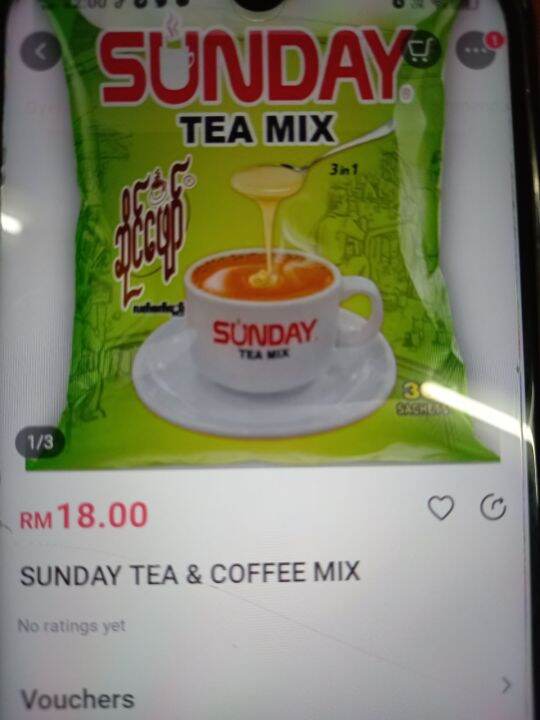 sunday tea & coffee mix | Lazada