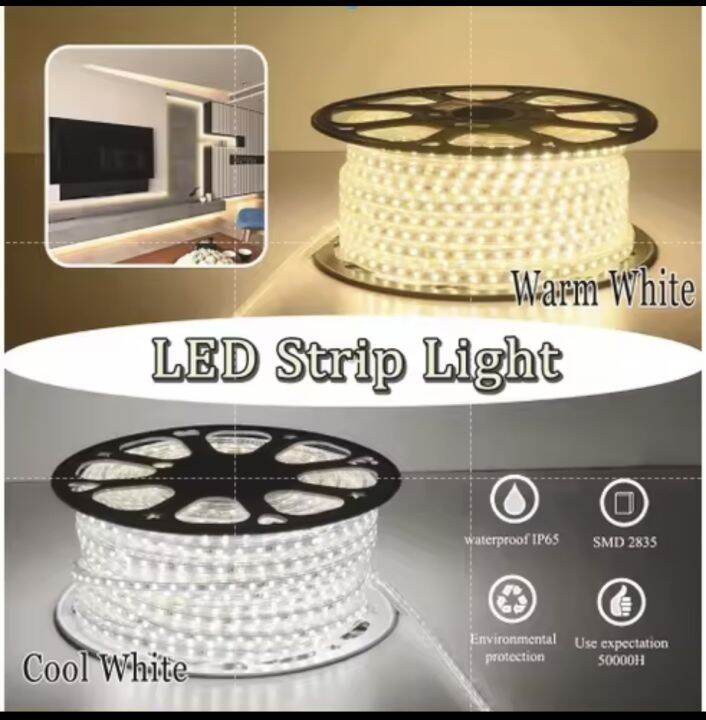 8MM led strip lights 5050 IP44 220v Power plug purchased separately ...