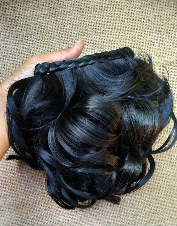 Sanggul Modern Sirkam Keriting Variasi Kepang Sanggul Simpel Sanggul ...